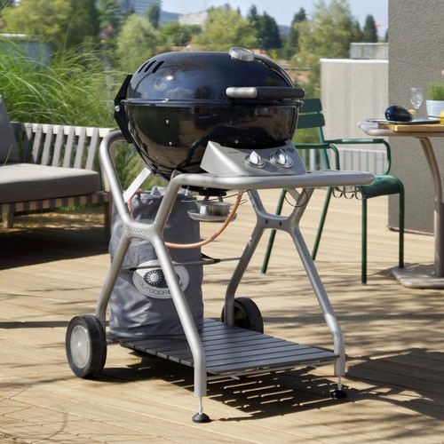 Barbecue a gas Outdoorchef con bruciatore smaltato porcellanato. BBQ Ascona 570 G con imbuto ...